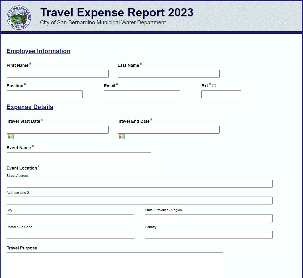 Travel Expense Reimbursement